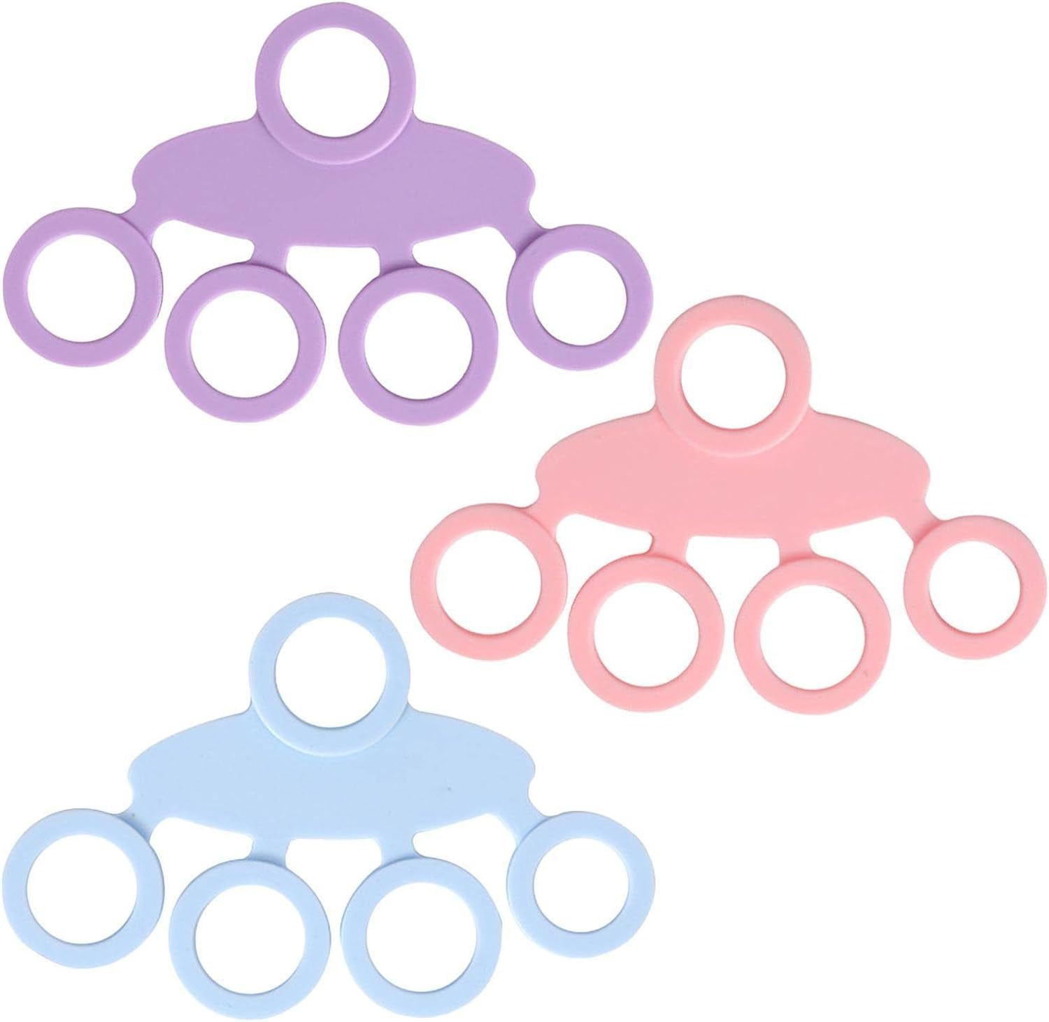 3PCS Finger Exerciser, Finger Stretcher, Hand Grip Strengthener, Grip ...