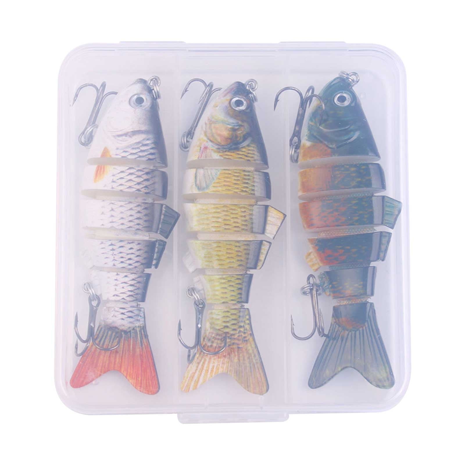 3PCS Fishing Lures - Bionic Swimming Bait - Suitable for All Kinds of ...