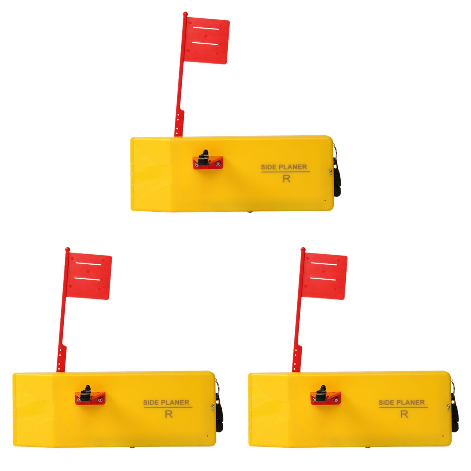 3PCS Fishing Planer Boards - Medium Yellow Trolling Boards with Quick ...