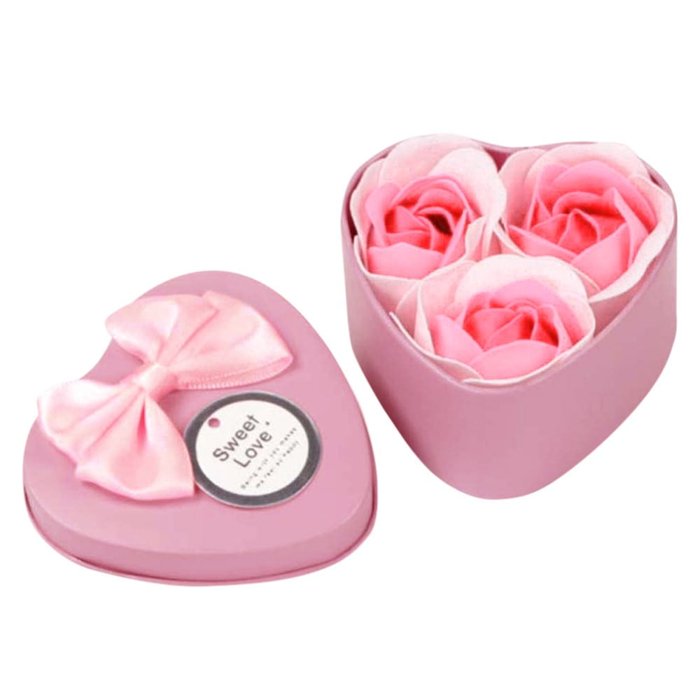 3PCS Floral Scented Bath Soap Rose Flower Petals, Essential Oil Rose ...