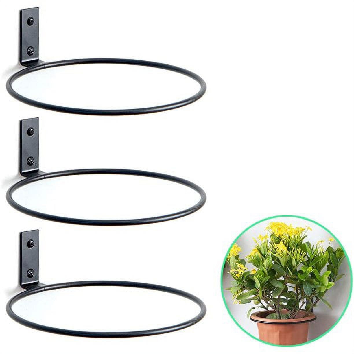 3PCS Flower Pot Holder Ring , Flower Pot Holders for Outside,Planter ...