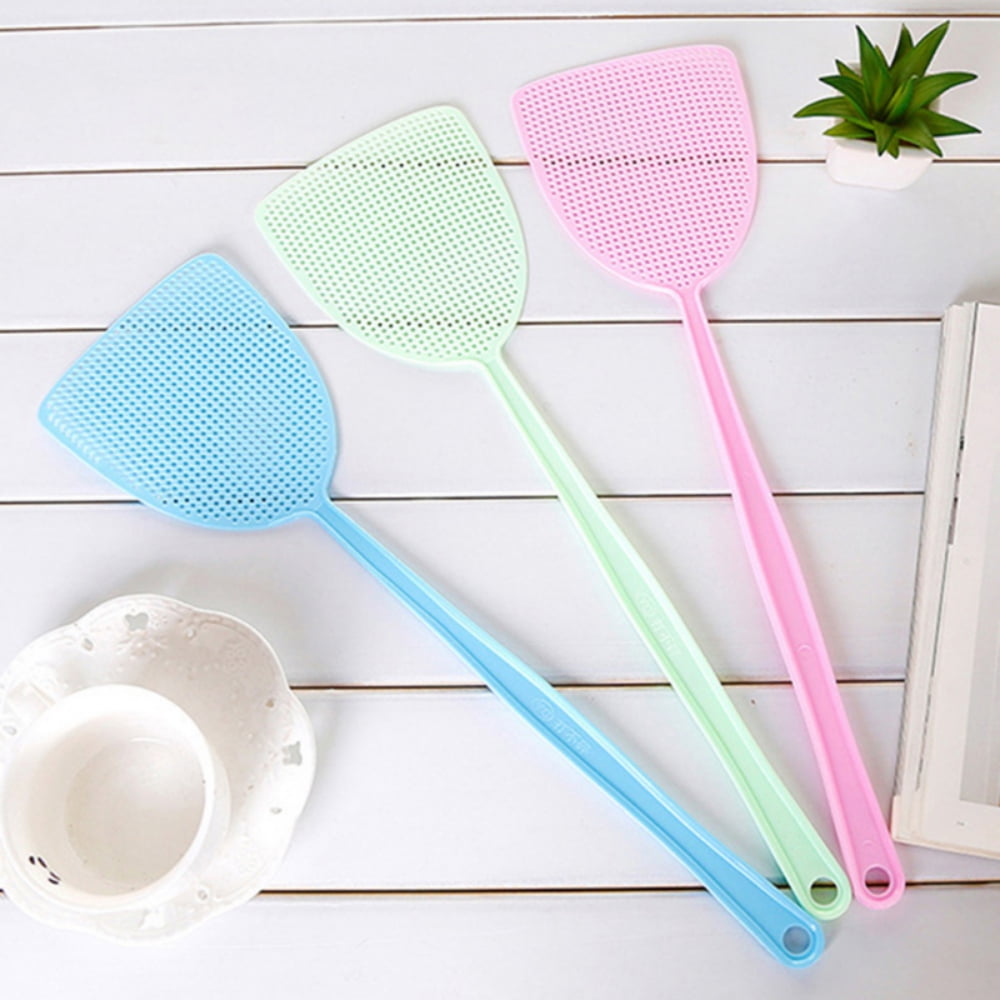 3PCS Fly Swatter, Strong Flexible Manual Swat Set, Assorted Colors ...