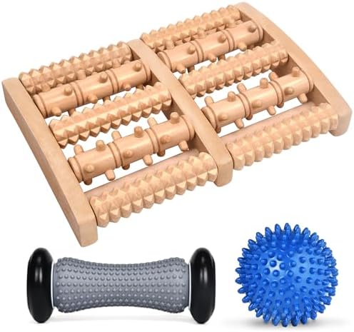 3PCS Foot Roller Plantar Massager for Plantar Fasciitis Relief and ...