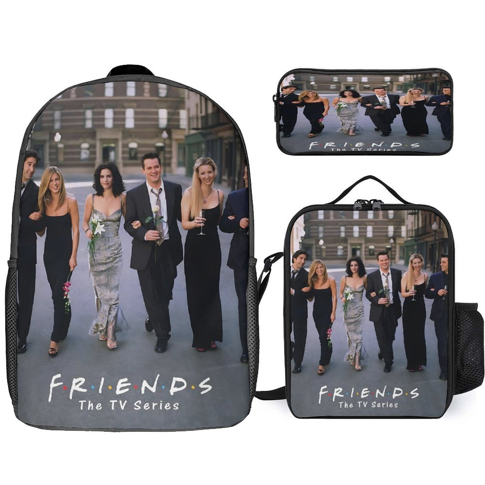 3PCS Friend TV Show Backpack Set Large Capacity Bookpacks With Lunch ...