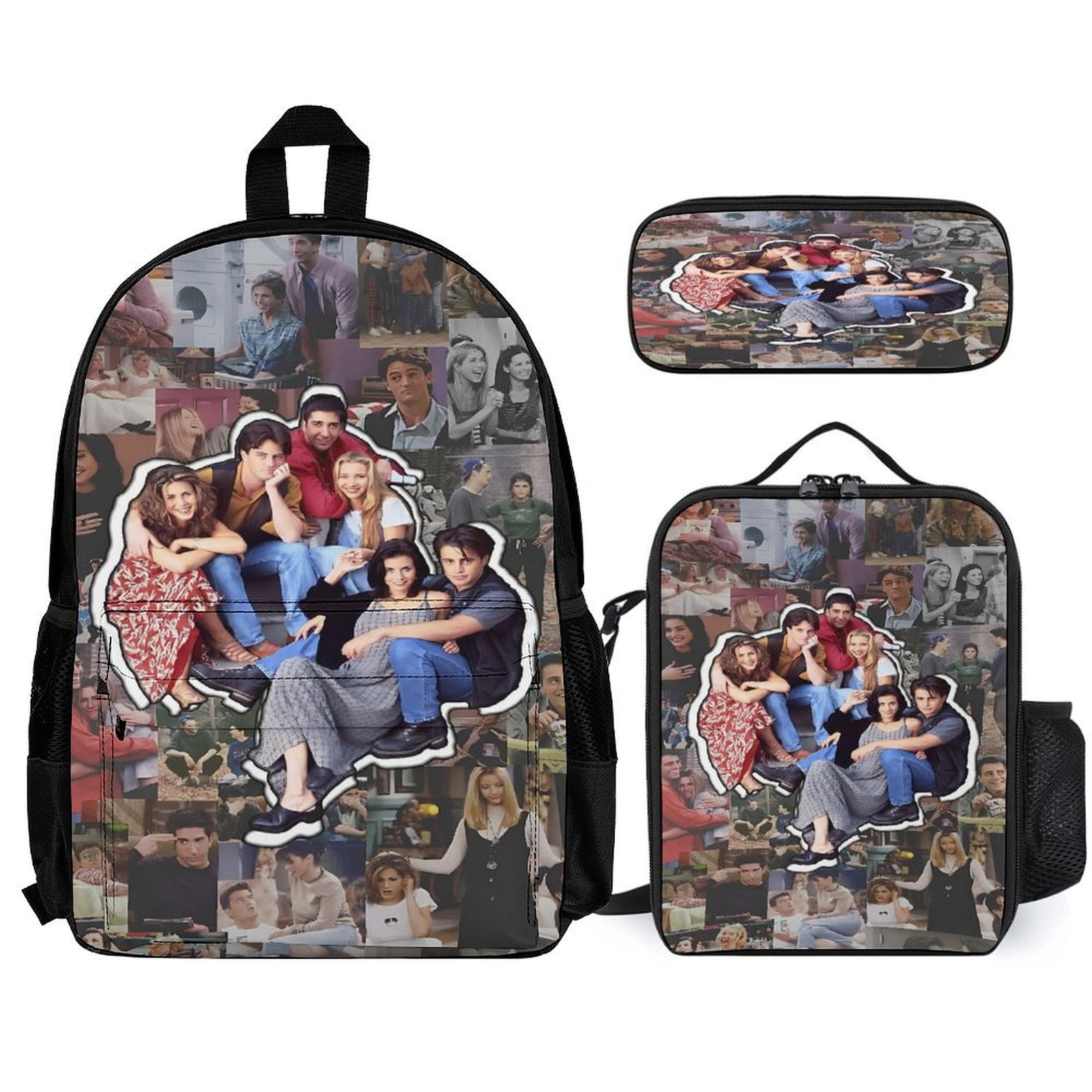 3PCS Friends Tv Show Backpack Set with Lunch Box and Pencil Case ...