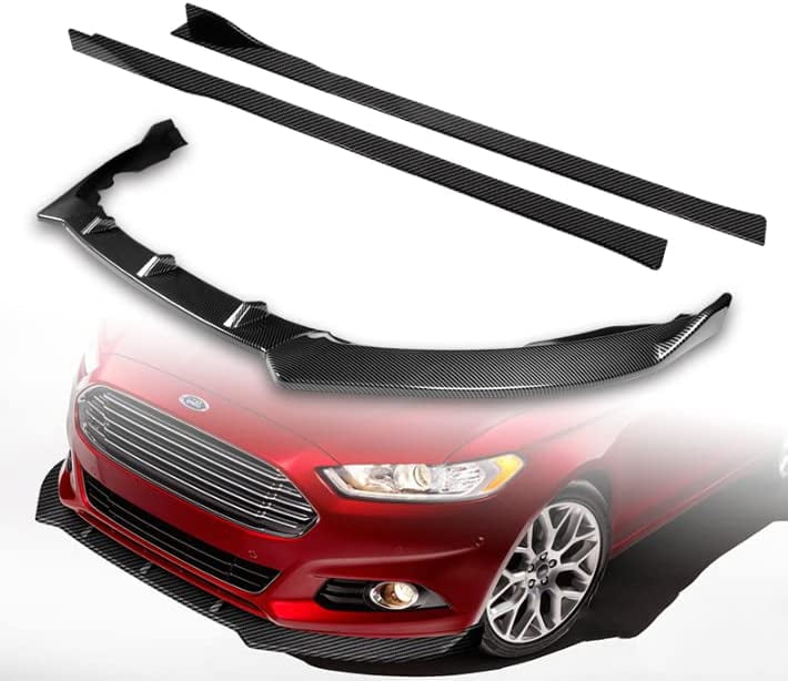 3PCS Front Bumper Body Kit Spoiler Lip Compatible with 2013-2016 Ford ...