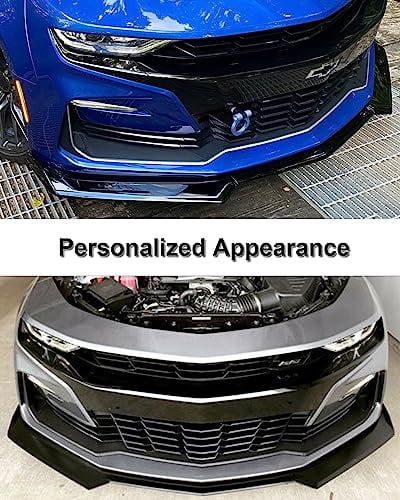 3PCS Front Bumper Lip Spoiler Diffuser Splitter Fit for Chevy Camaro SS ...