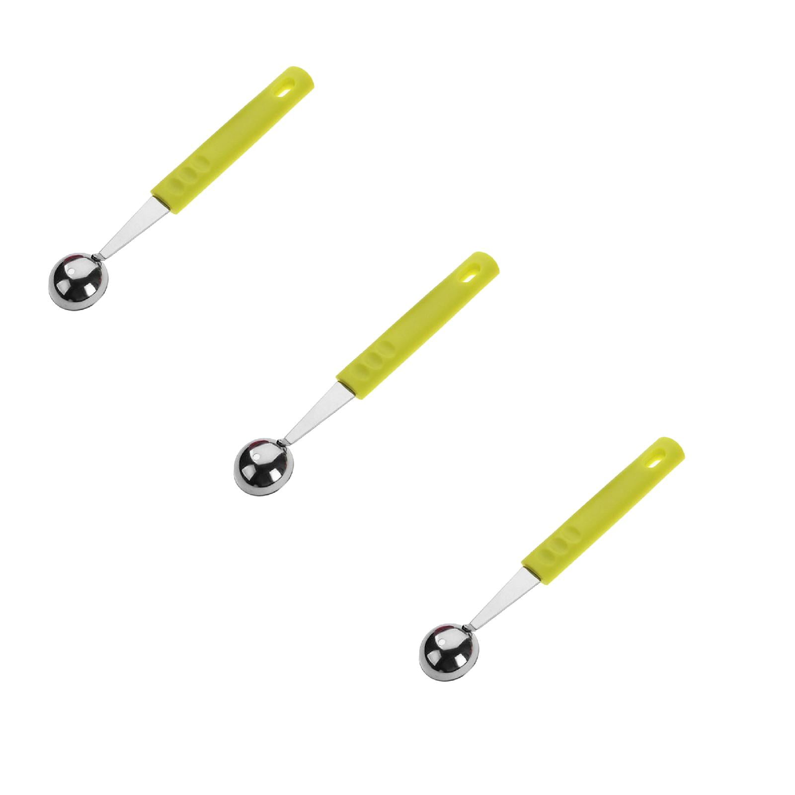 3PCS Fruit Spoon Household reative Watermelon Spoon Fruit Digging Ball ...