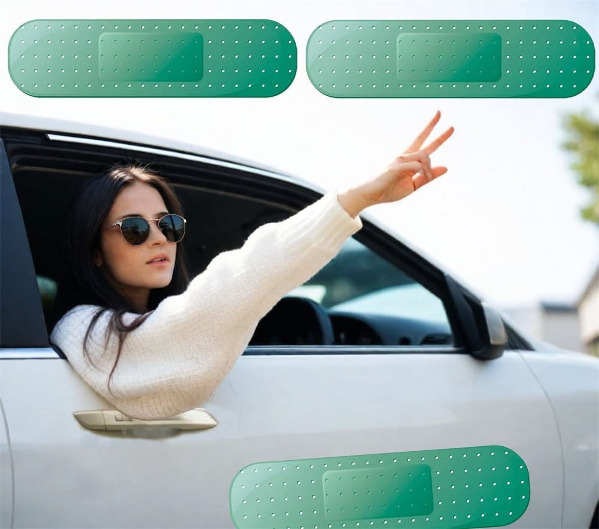 3PCS Funny Car Decal, NOGIS 10 x 2.72 Inches Band-Aid Shape Giant Car ...