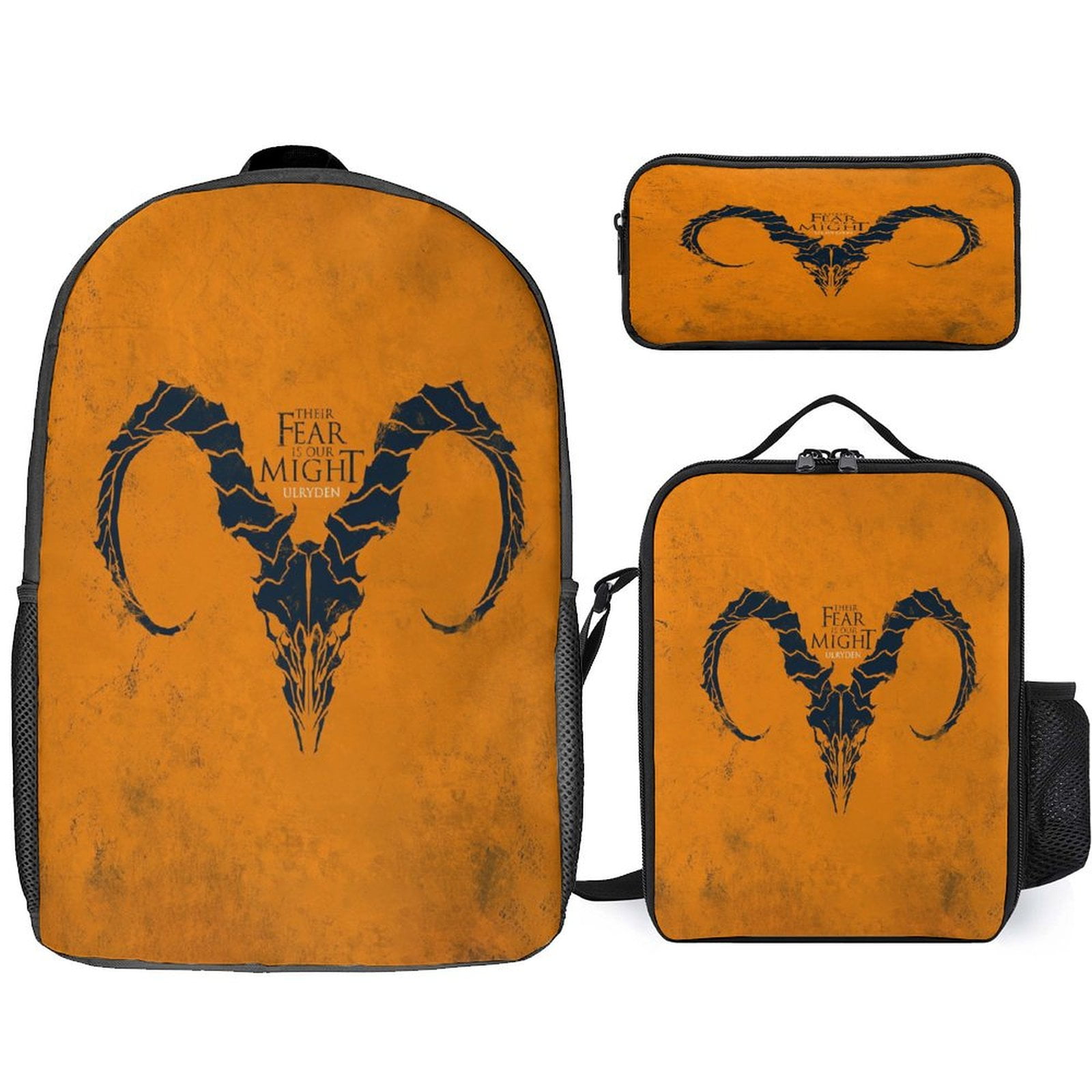 3PCS Game of Thrones Backpack Set Backpack with Lunch Bag Pen Bag ...