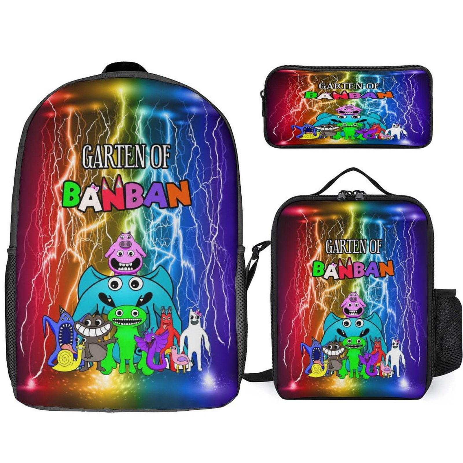 3PCS Garden Monster Animal Banban Backpack Set Large Capacity Bookpacks ...