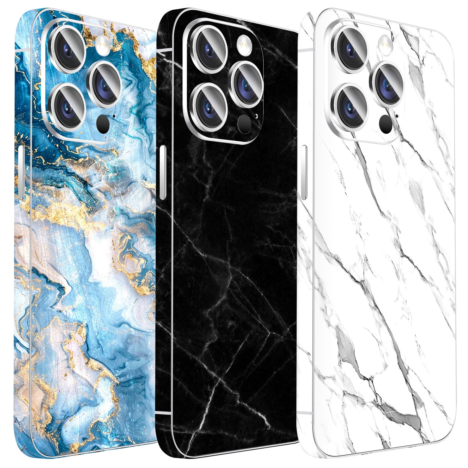 3PCS Glitter Skin Protector Compatible for iPhone 12 Pro, LucBuy Luxury ...