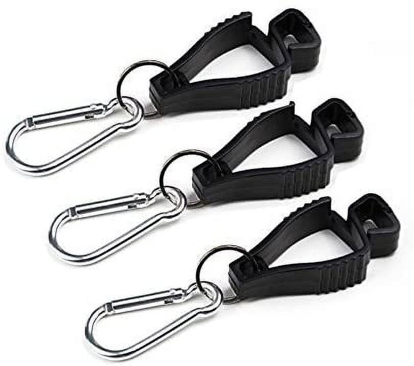 3PCS Glove Grabber Clip, Black, 11.8cm, Security Interlocking Jaws with ...