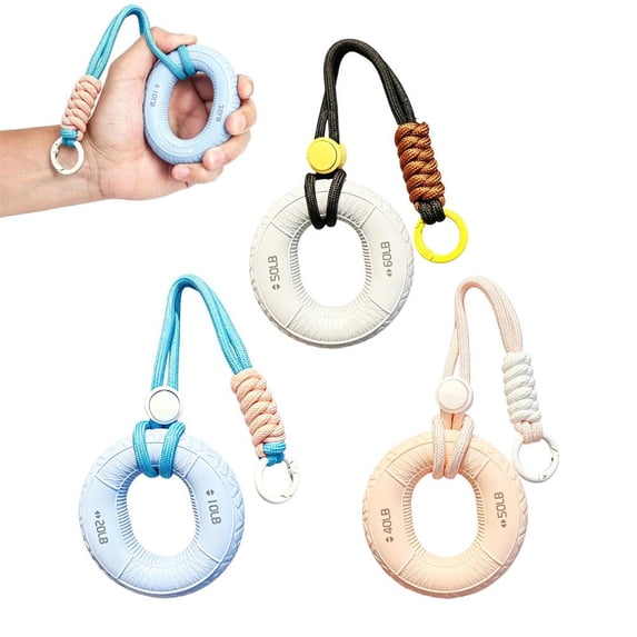 3PCS Grip Strength Trainer - Hand Strengthener Grip - 3 in 1 Rubber ...