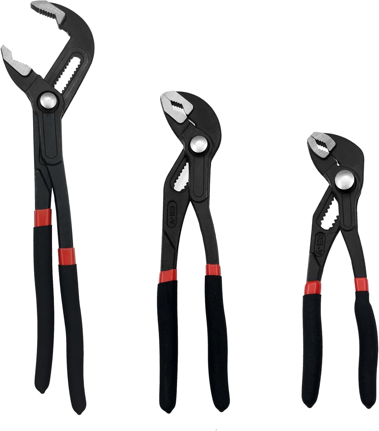 3PCS Groove Joint Pliers Set 7Inch 10Inch 12Inch, Fast Adjustable ...