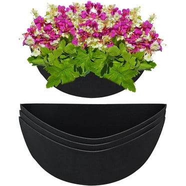 NOGIS Planter Basket Liners-3pcs 24 Inch Flower Basket Trough Liner ...