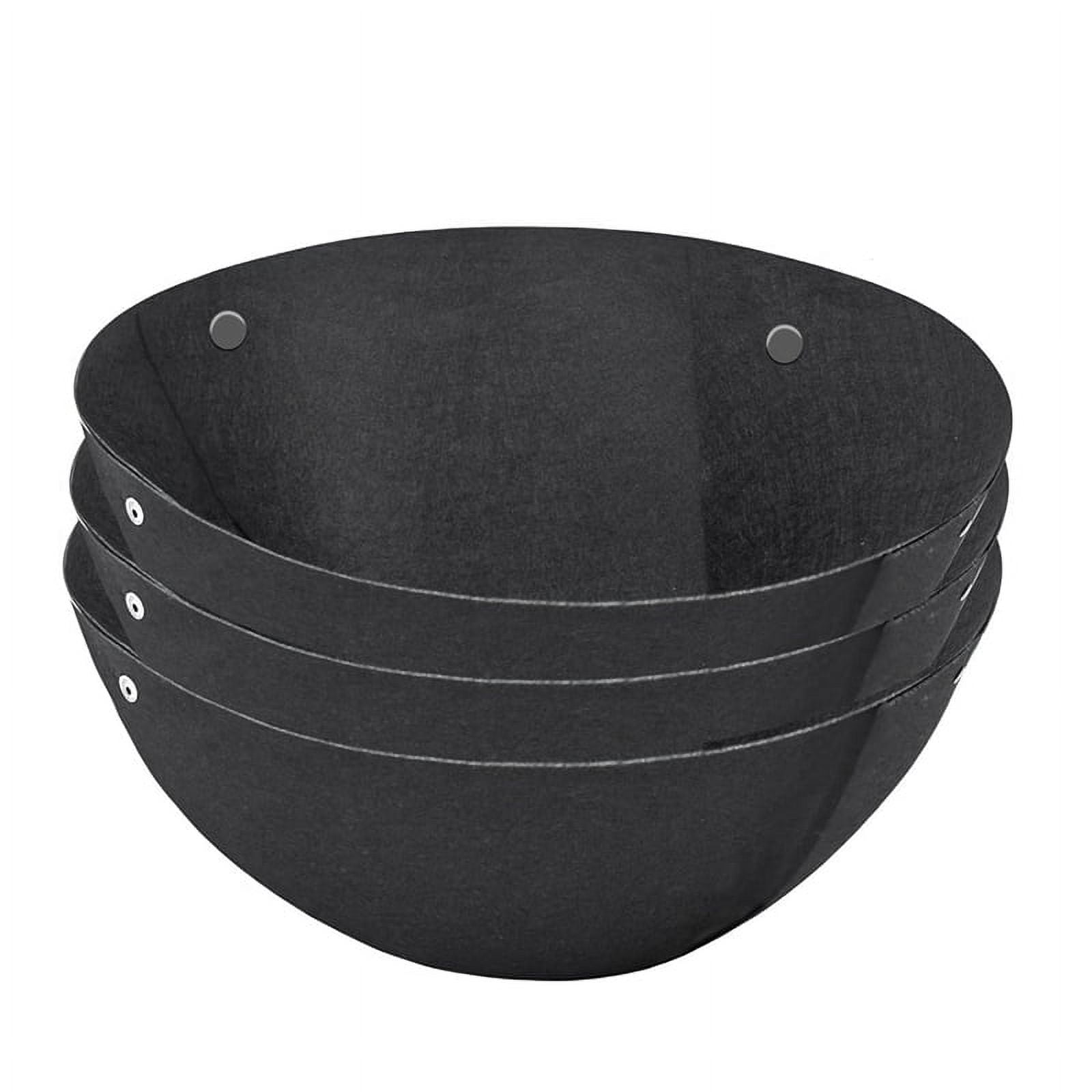 3PCS Hanging Flower Basket Liners Fabric Hanging Plant Liners Round ...