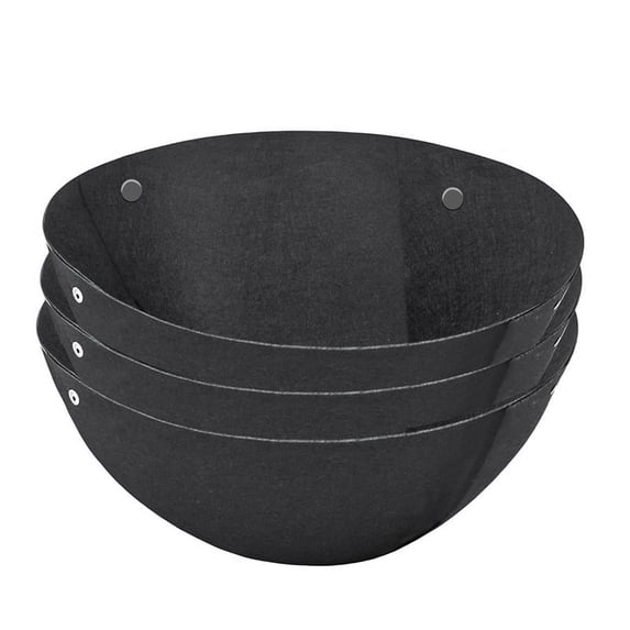 3PCS Hanging Flower Basket Liners Fabric Hanging Plant Liners Round ...