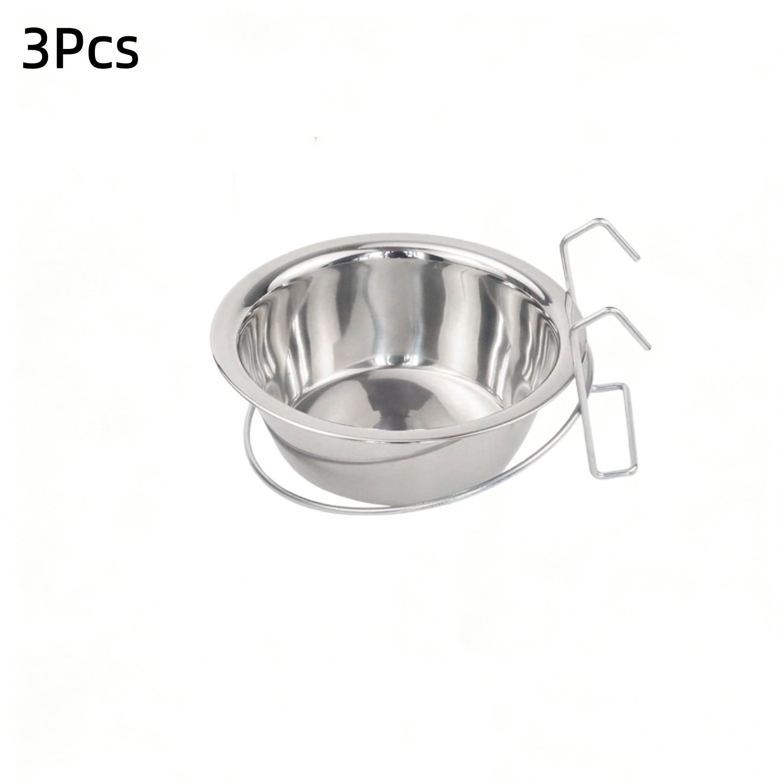 3PCS Hanging Pet Bowl, Food and Water Feeder for Dogs and Cats, Deep ...