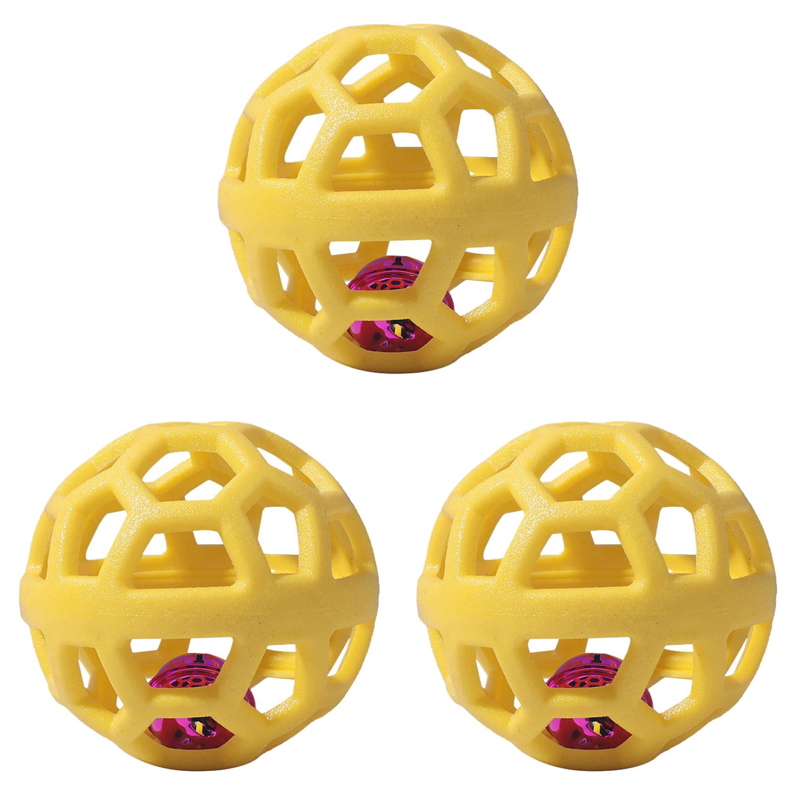 3PCS Hollow Balls Balls Inside Cleaning Teeth Interactive Training TPR ...
