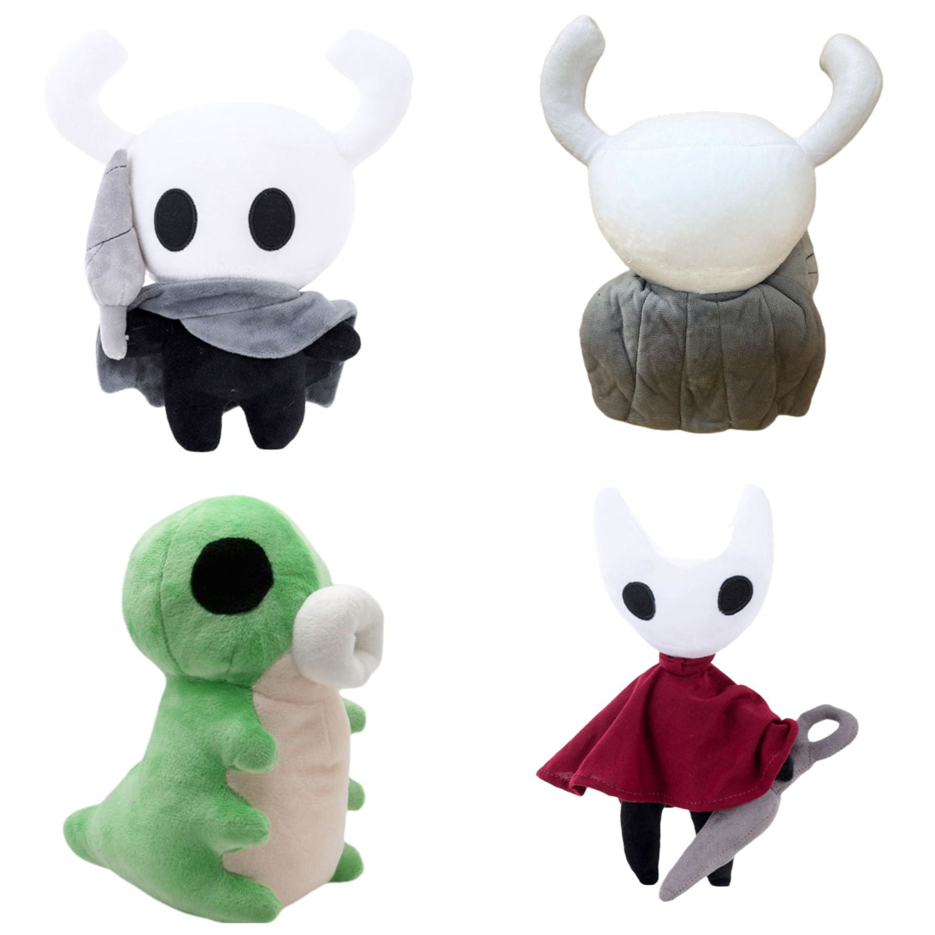3PCS Hollow-Knight The Knight & Grub Plush Toy - 9 Inch Collectible Premium Soft The Knight ...
