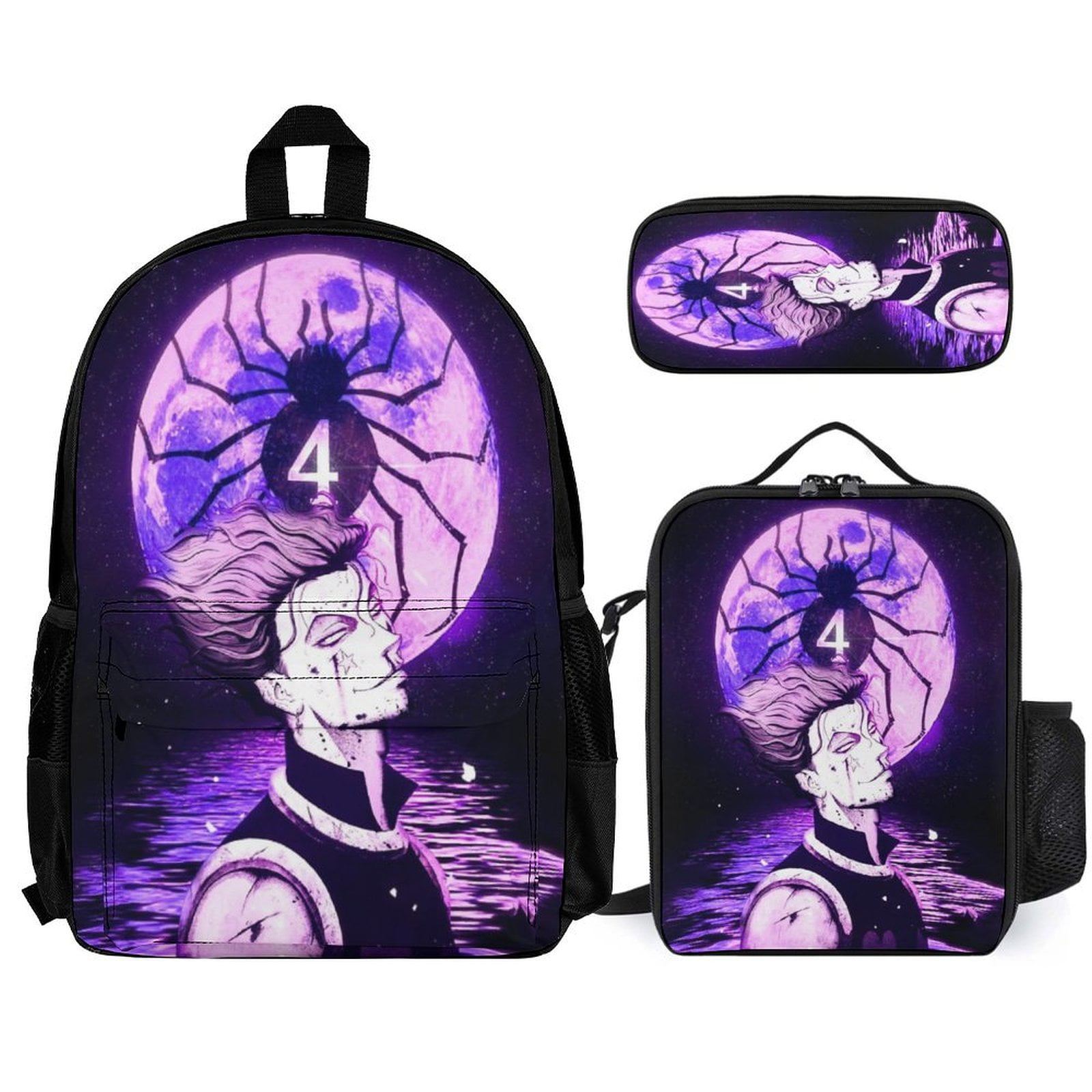 3PCS Hunter X Hunte Backpacks Set Backpack with Lunch Box Pencil Case ...