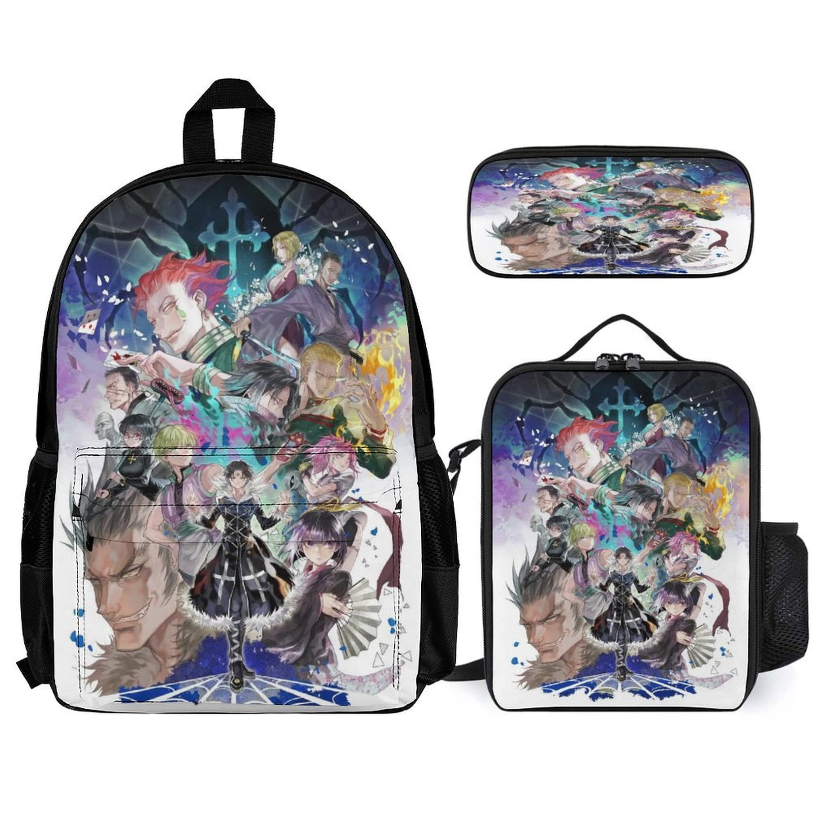 3PCS Hunter X Hunter Backpac Set Backpac with Lunch Box Pencil Case ...