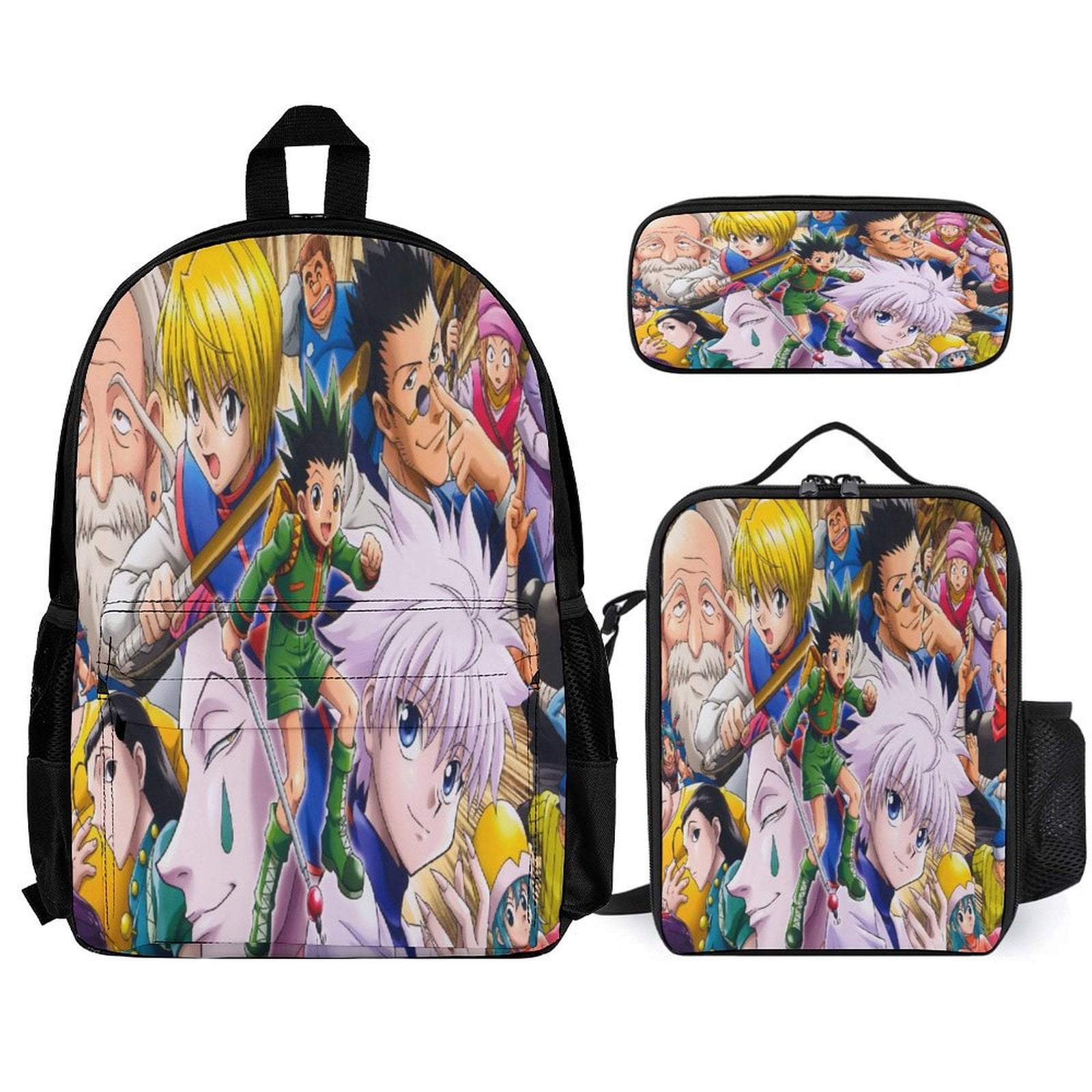 3PCS Hunter X Hunter Backpac Set Backpac with Lunch Box Pencil Case ...