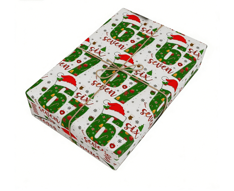 3PCS Jumbo Gift Wrap Roll 67 meme - Premium Wrapping Paper with Fun ...