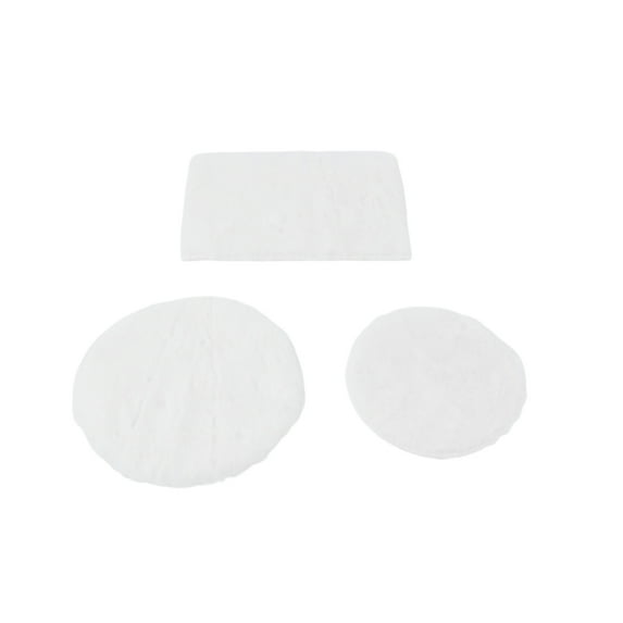 3PCS Kids Playroom Miniature Rug For Doll House Accessories Washable ...