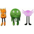 3PCS Kinitopet Plush,Kinito Pet Plush,Sam Sea Anemone and Jade ...