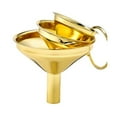 3PCS Kitchen Pour Oil Wine Liquid Metal Stainless Steel Material for ...