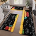 3PCS Kitchen Rugs, Welcome Door Mat set, Home Decoration for Front Door ...