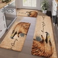 3PCS Kitchen Rugs, Welcome Door Mat set, Home Decoration for Front Door ...