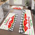 3PCS Kitchen Rugs, Welcome Door Mat set, Home Decoration for Front Door ...