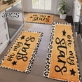 3PCS Kitchen Rugs, Welcome Door Mat set, Home Decoration for Front Door ...