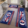 3PCS Kitchen Rugs, Welcome Door Mat set, Home Decoration for Front Door ...