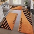 3PCS Kitchen Rugs, Welcome Door Mat set, Home Decoration for Front Door ...