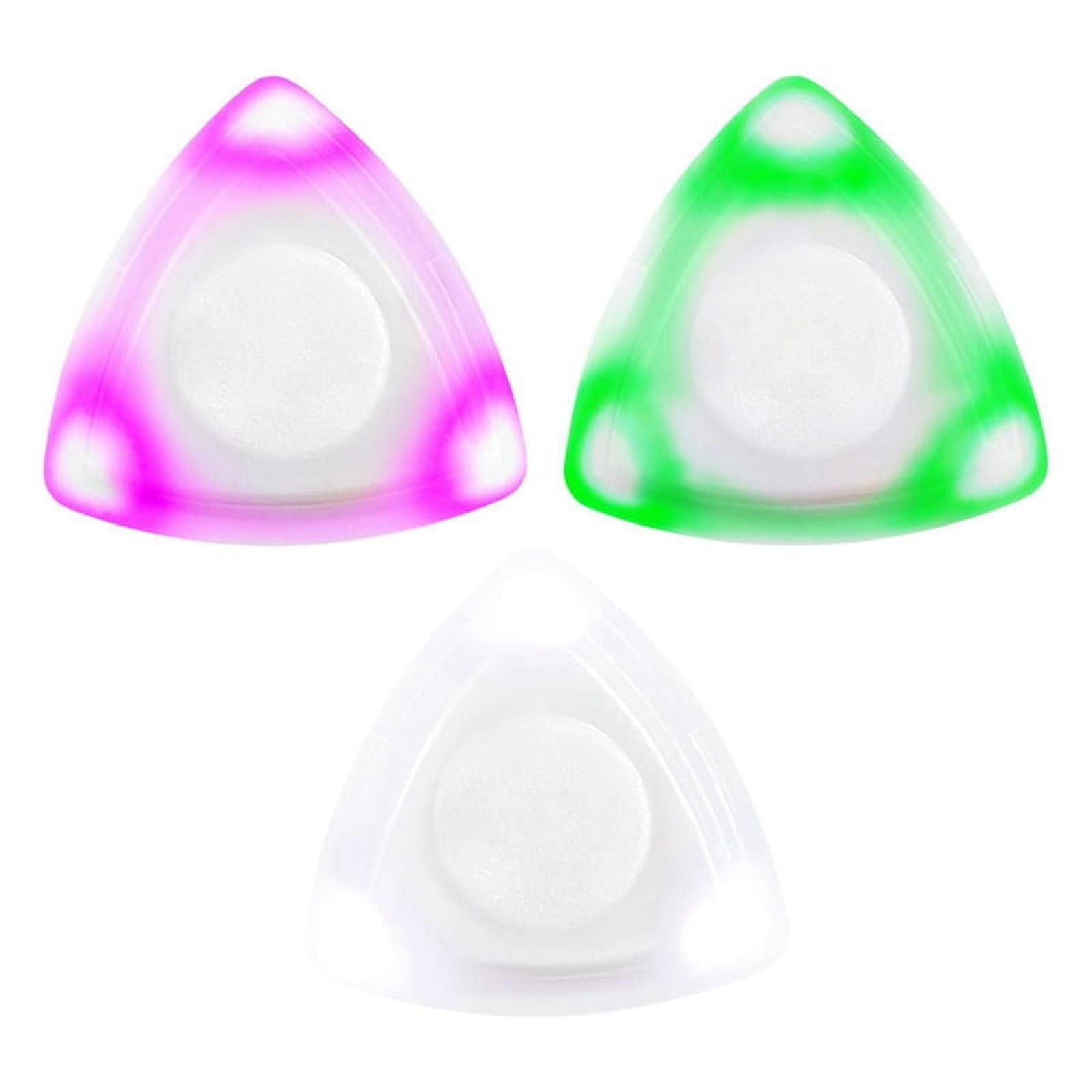 3PCS LED Guitar Pick Bass Plectrum Light Up Beat Pick Glowing Picks ...