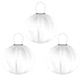 3PCS LED Solar Lantern Outdoor, 12 Inches Waterproof Nylon Lantern ...