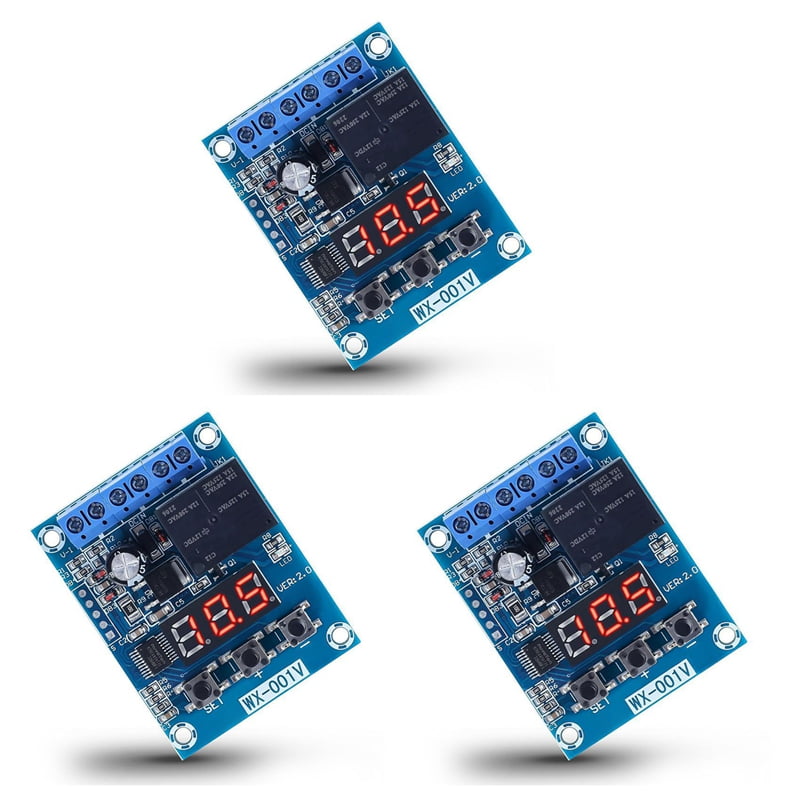 3PCS Low Voltage Cutoff, Battery Voltage Monitor Module DC 12V Low ...