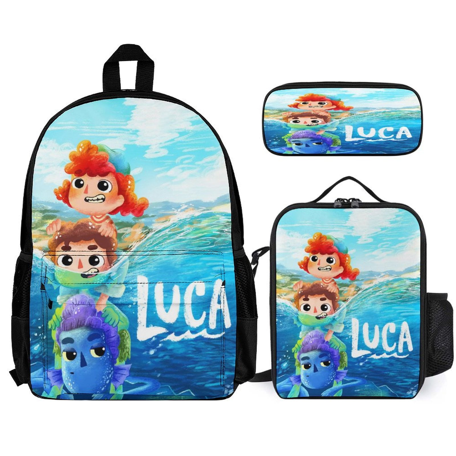 3PCS Luc-an Backpac Set Backpac with Lunch Box Pencil Case Backpac with ...