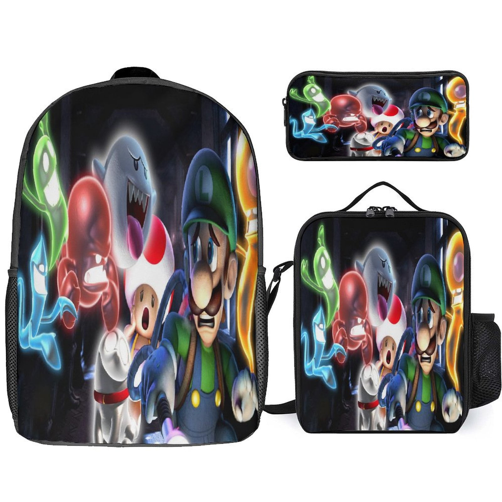 3PCS Lui-gui Mansion Backpac Set with Lunch Bag Pencil Bag Bookbags ...