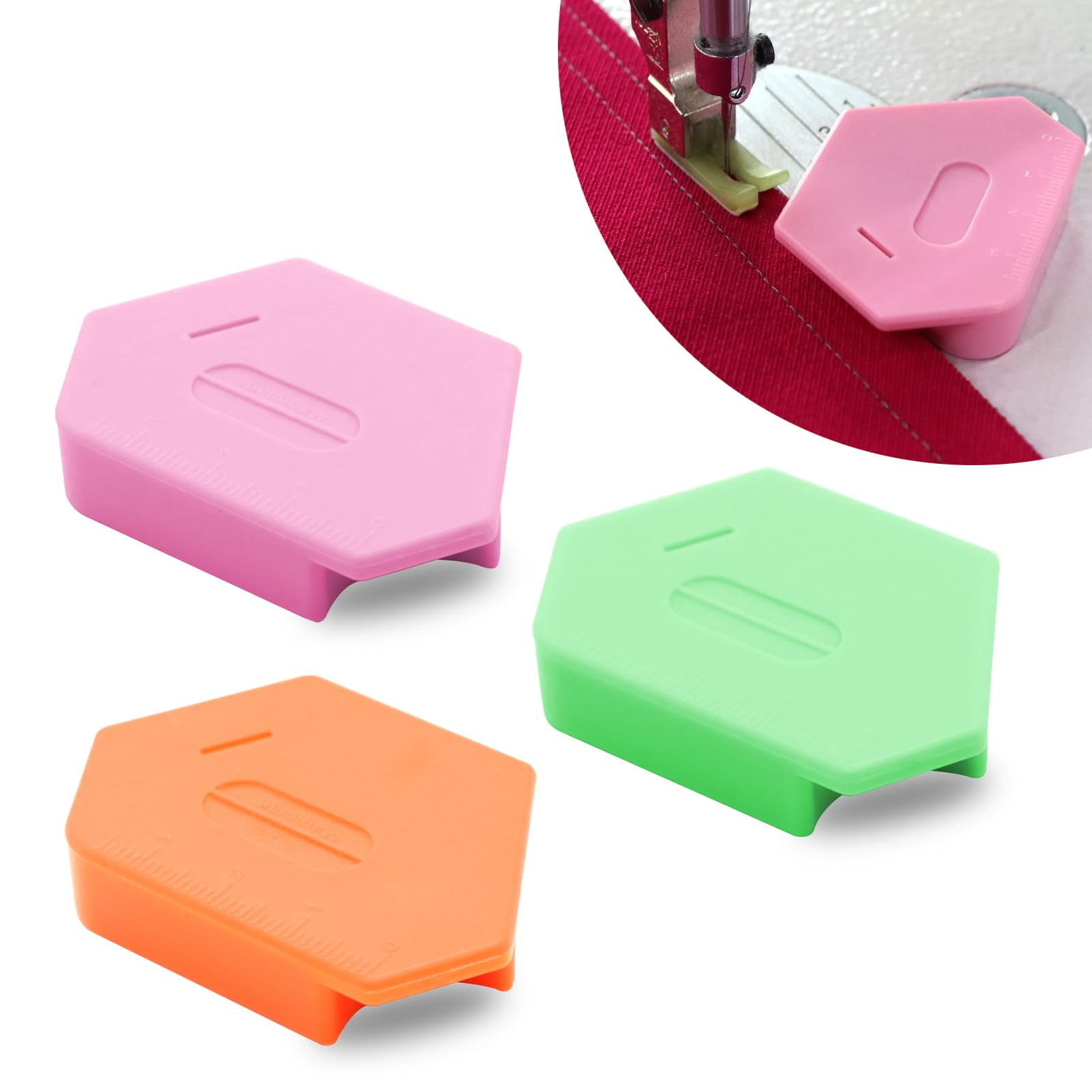 3PCS Magnetic Seam Guide for Sewing Machine, Multifunctional Polygonal ...
