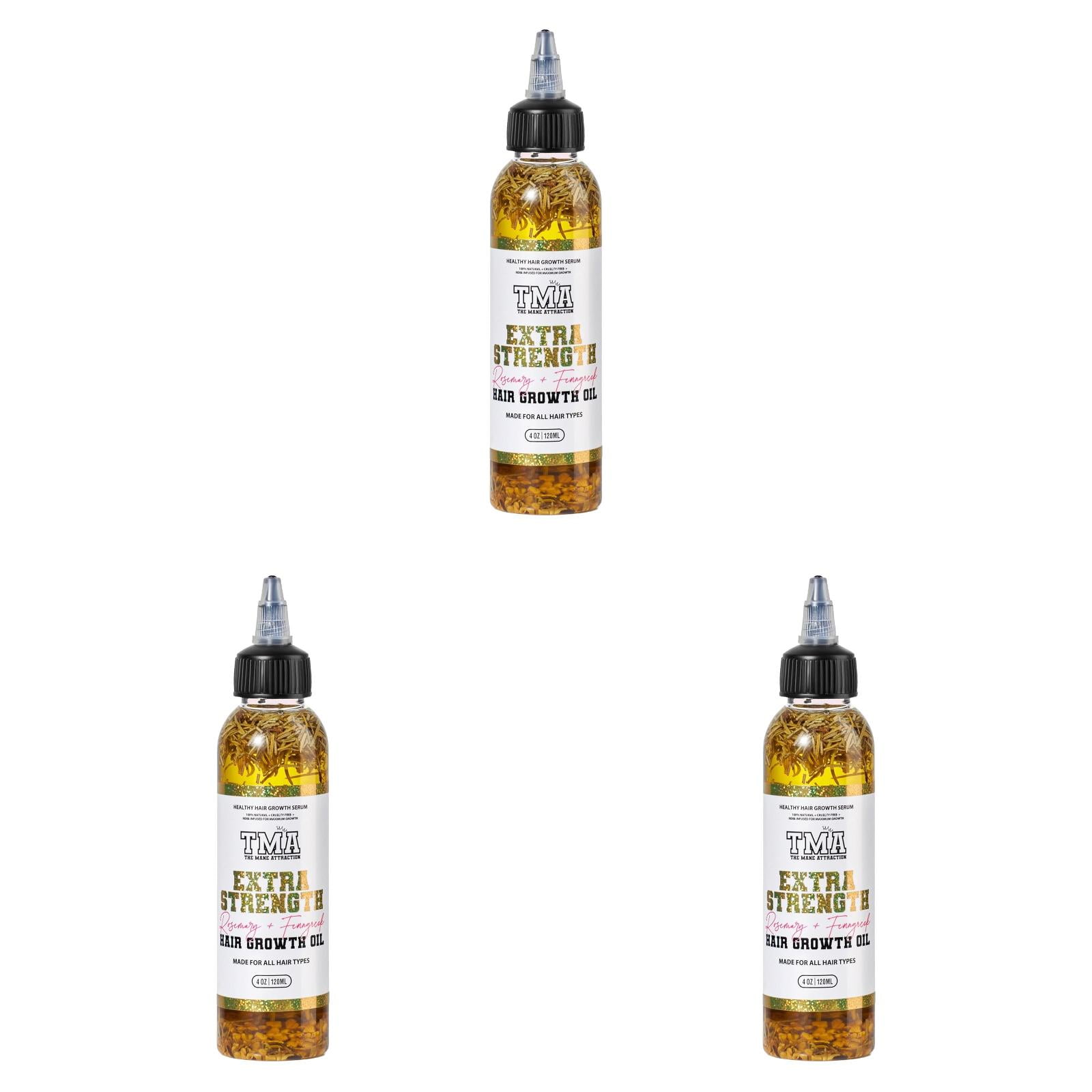 3PCS The Mane Attraction Extra Strength Rosemary + Fenugreek Herbal ...