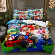 Super Mario Kids Comforter and Pillowcase, 2-Piece Set, Twin/Full ...