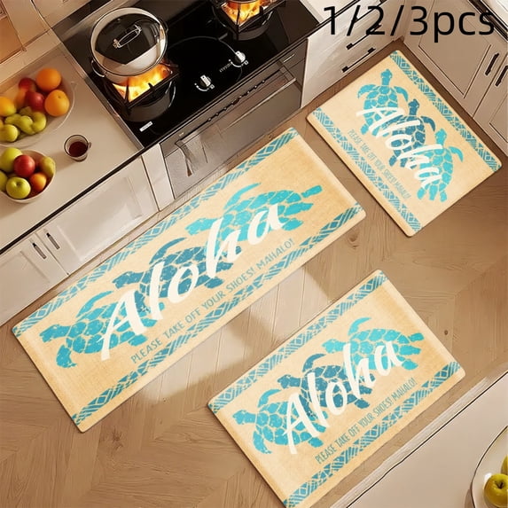 3PCS Mat Set, Welcome Door Rug, Home Decoration for Front Door, Kitchen ...