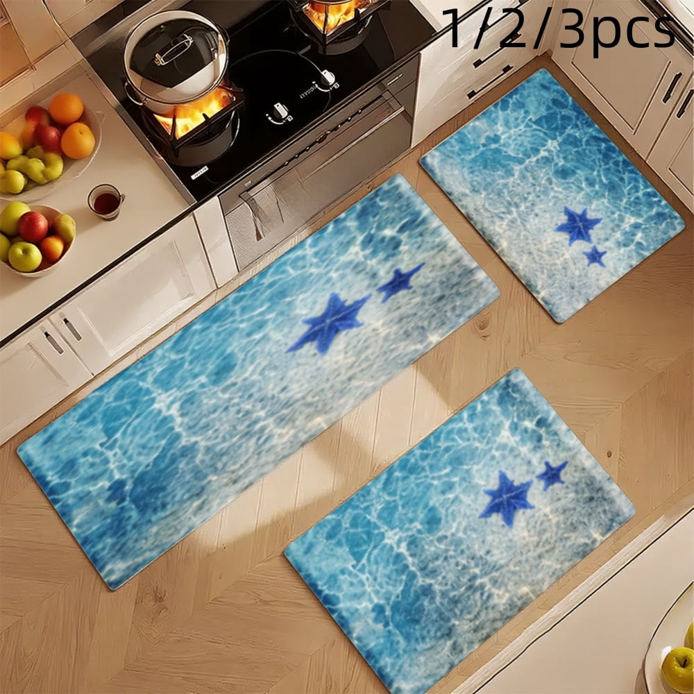 3PCS Mat Set, Welcome Door Rug, Home Decoration for Front Door, Kitchen ...