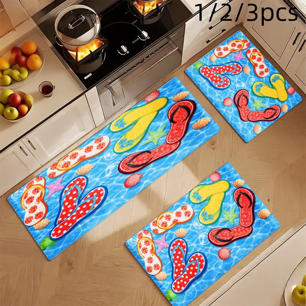 3PCS Mat Set, Welcome Door Rug, Home Decoration for Front Door, Kitchen ...