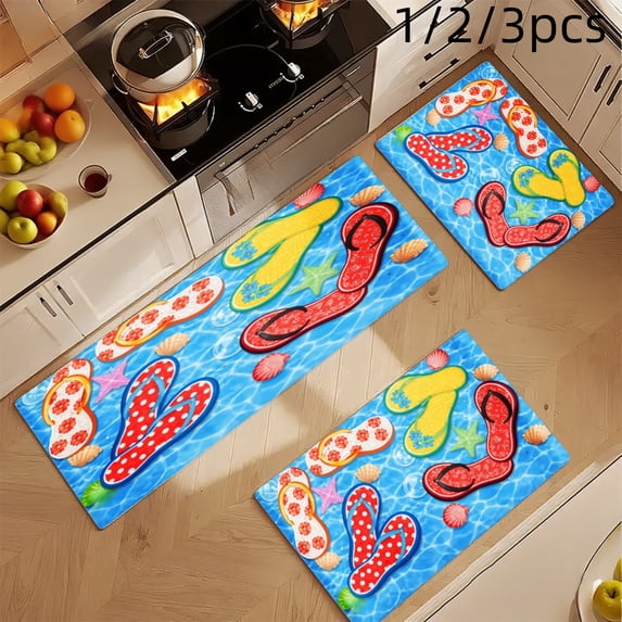 3PCS Mat Set, Welcome Door Rug, Home Decoration for Front Door, Kitchen ...